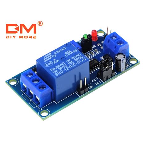 Diymore Dc 12v Timer Delay Relay Adjustment Potentiometer Turn On Off