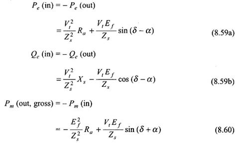 Power Flow Equation Of Synchronous Generator EEEGUIDE COM