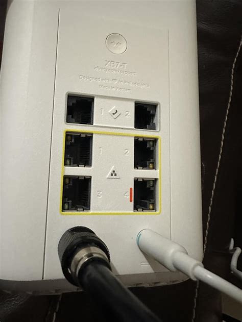 Orange Line On 4th Ethernet Port Meaning R Comcast Xfinity