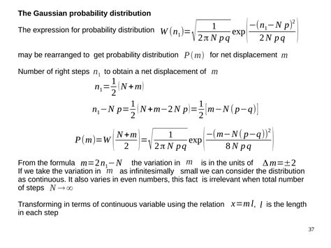 Random Walk Lectures By P Pj Class Notes Ppt