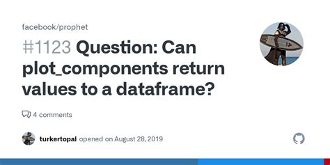 question can plot components return values to a dataframe · issue 1123 · facebook prophet
