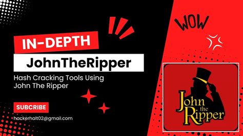 Password Cracking Using Johntheripper Youtube