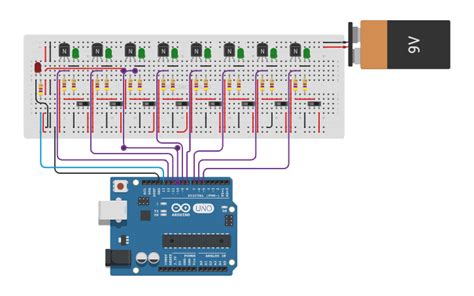 Circuit Design Monitoring Bib Fuse Sensor Tinkercad