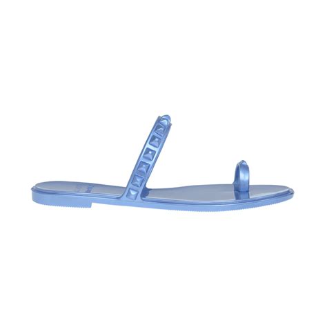 Maria Flat Jelly Sandals Metallic Jelly Womens Sandals Summer
