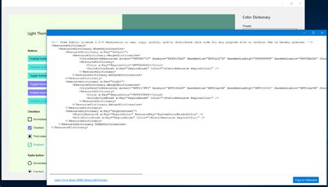 alternatives and detailed information of fluent xaml theme editor