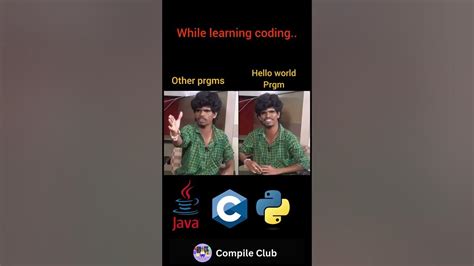 𝐓𝐡𝐞 𝐉𝐨𝐮𝐫𝐧𝐞𝐲 𝐨𝐟 𝐂𝐨𝐝𝐢𝐧𝐠 𝐇𝐞𝐥𝐥𝐨 𝐖𝐨𝐫𝐥𝐝 𝐯𝐬 𝐎𝐭𝐡𝐞𝐫 𝐏𝐫𝐨𝐠𝐫𝐚𝐦𝐬⁣⁣ Programming Developerlife Youtube