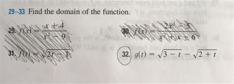 Solved Find The Domain Of The Function F X X 4 X 2
