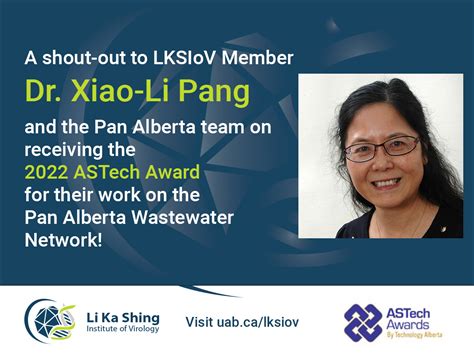 A Shout Out To Xiao Li Pang Li Ka Shing Institute Of Virology