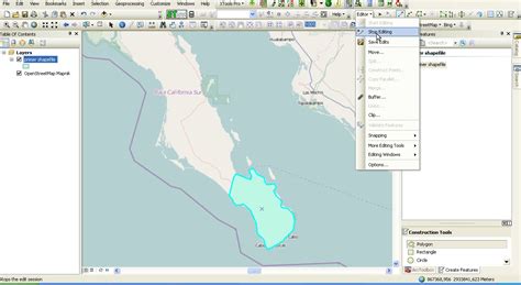 sig como editar un shapefile en arcmap