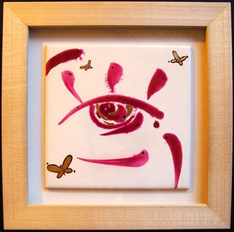 Fragile Square Eye Canvas Exhibition Decor