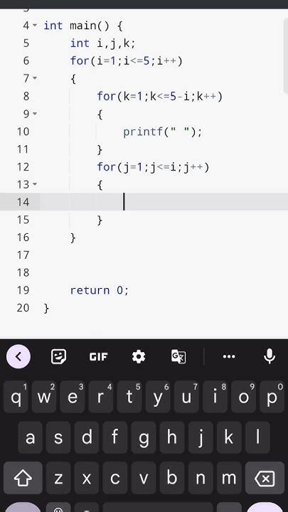 Create Star ⭐⭐ Pattern By Using C Languagedaku Clanguage Coding