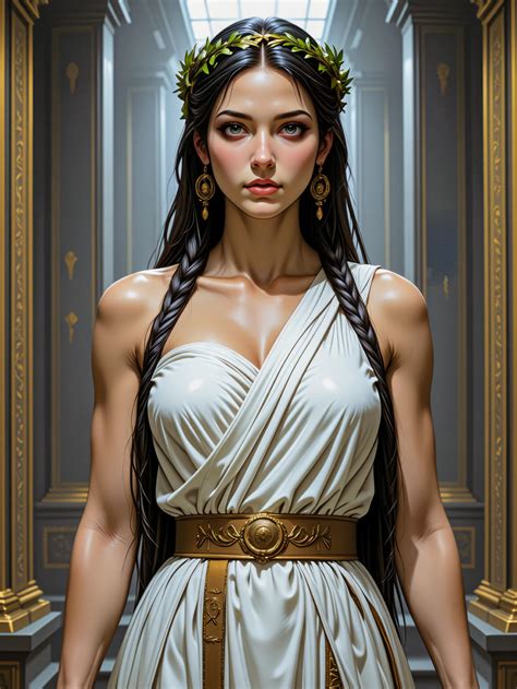 Brunette In Toga Inspired Dress Fashion Challenge By Cathrynedelamort