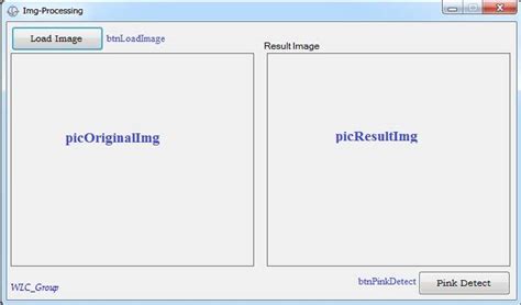 c image processing pink color filtering algorithm wlc programming knowledge