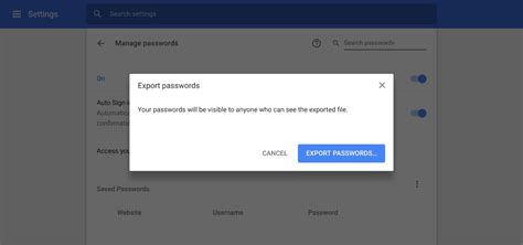 [update Flag Setting] Chrome Lets You Export Your Saved Logins As Csv To Easily Import Into