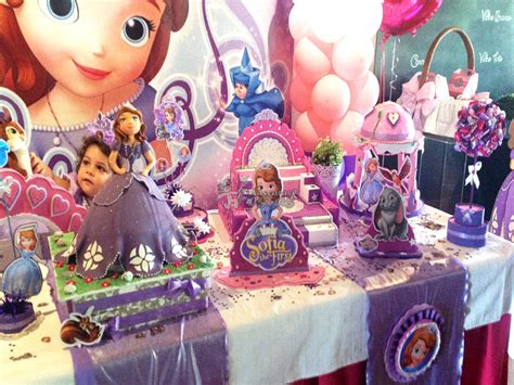Decoração De Festas Infantis Da Princesa Sofia Máscaras E Festas