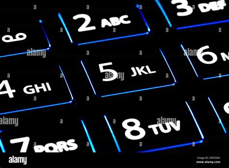 Modern Telephone Keypad Stock Photo Alamy