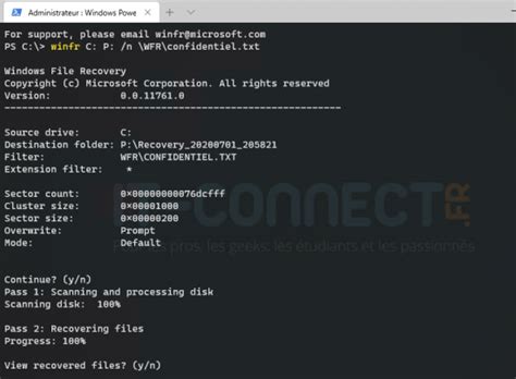Comment Utiliser Windows File Recovery It Connect