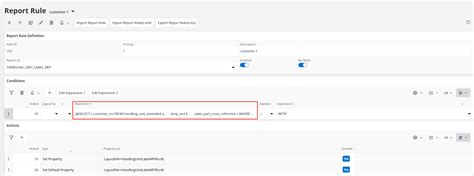 Report Rule Trying To Get The Customer Id And Print The Correct Label IFS Community