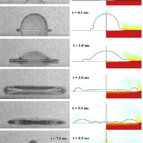 Comparison Between Experimental Images From 30 And Computational