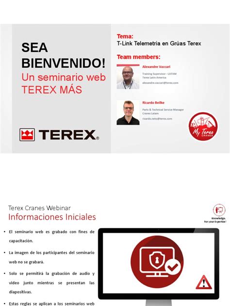Telemetria Gruas Terex Pdf Conferencia Web Tableta