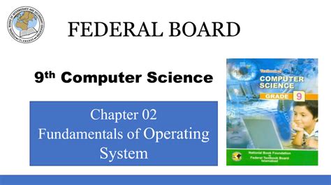9th Computer Science Chapter 2 Fundamentals Of Operating System