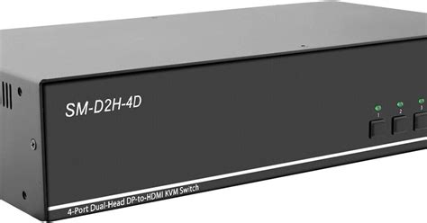 Smart AVI SM D2H 4D 4 Port Dual Head 4K DisplayPort SM D2H 4D S