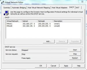 How Why To Disable DHCP And NAT Feature In VMware Workstation