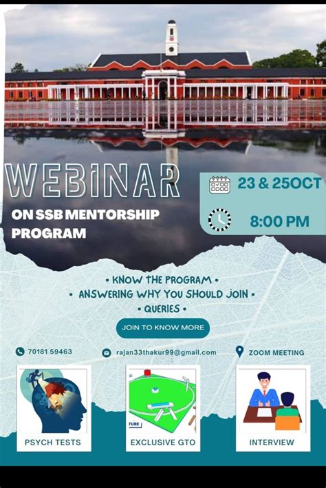 Rajan Thakur On Linkedin Hello Dear Aspirants Join Our Free Webinar About Our Upcoming Online Ssb…