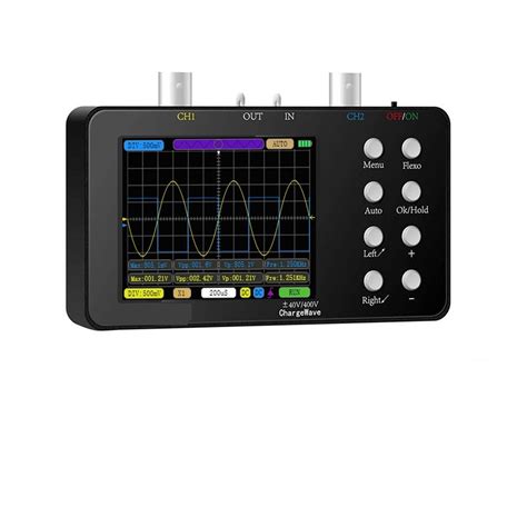 Portable Digital Oscilloscope 50M Sampling Rate 10M Analogue Bandwidth Oscilloscope 6A Current