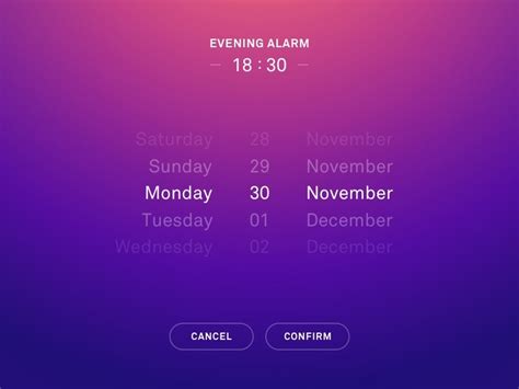 Shot 068 Date Picker Scroll Number Picker Pickers App Design