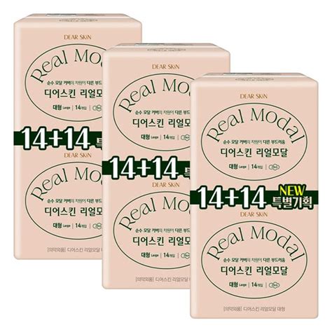 디어스킨 리얼모달 대형 28p X 3개 홈플러스 택배배송