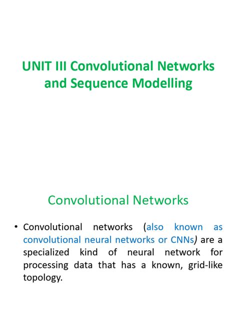 unit iii convolutional networks and sequence modelling 1 pdf