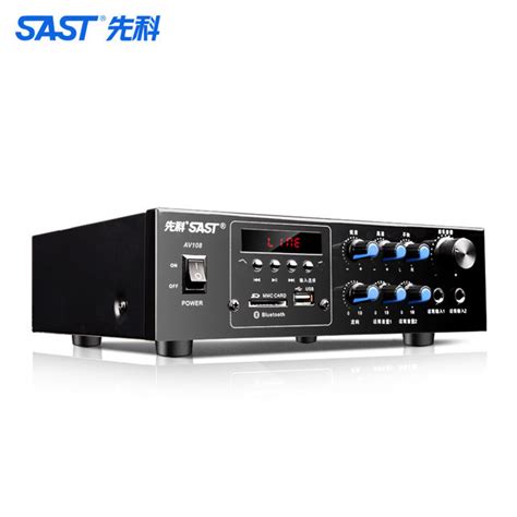 Sast Sast Av 108 가정 Ktv 증폭기 블루투스 전문 고출력 홈 시어터 증폭기 하오툴즈