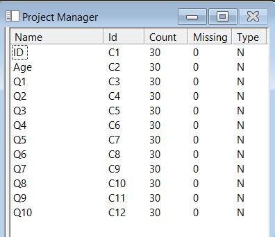 Manipulating Your Survey Data In Minitab