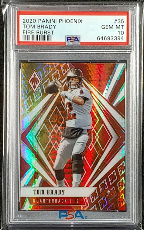 Tom Brady 2020 Phoenix 35 Fire Burst Price Guide Sports Card Investor