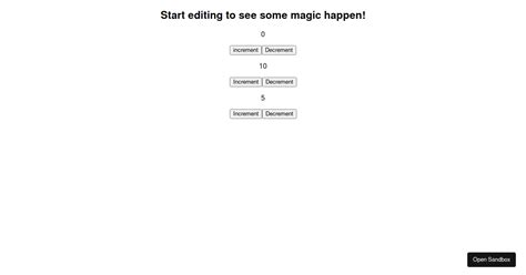 counterusing custom hook codesandbox