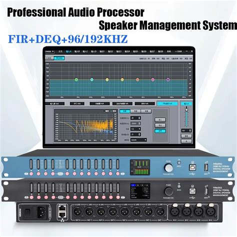 Dp48x Professional Digital Audio Processor 4input 8output Drive Rack Procesador With Rir Deq