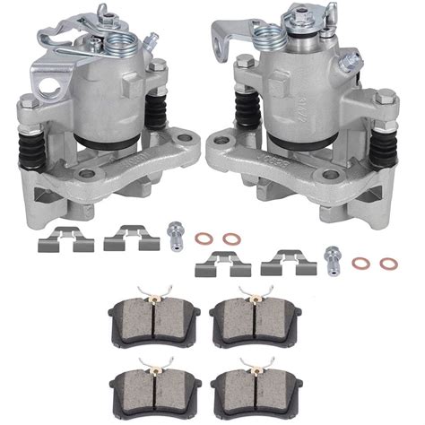 Cciyu Rear Left Right Brake Calipers With Ceramic Pads 4 Calipers