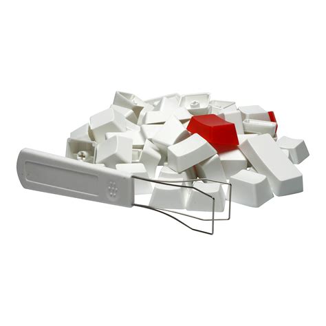 Buy Freewrite White Keycap Set With Blank Characters ISO Layout