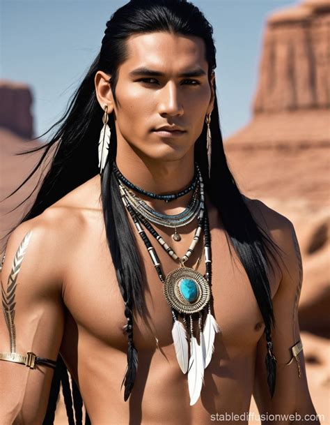 Native American Men Models