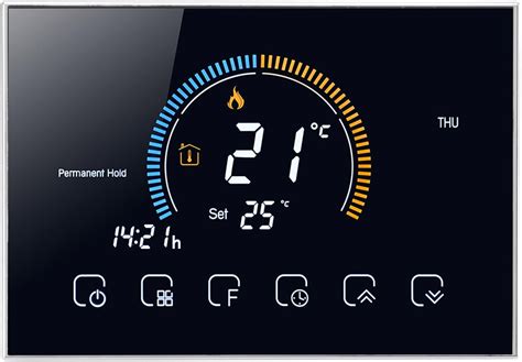 Programmable Thermostat Phone App Voice Control Smart Temperature Controller Room Thermostat AC