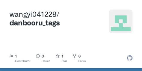 GitHub Wangyi Danbooru Tags