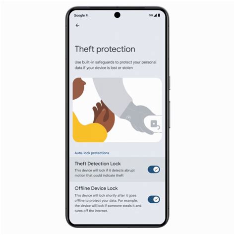 Android Boosting Security With Theft Detection Lock Factory Reset
