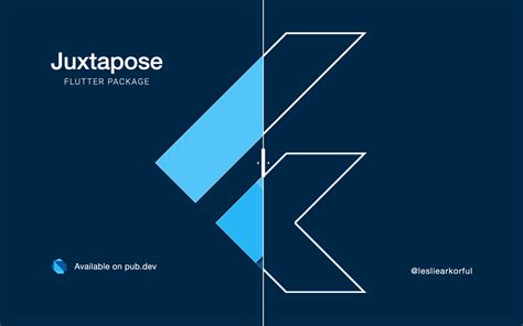 Github Lesliearkorful Juxtapose A Flutter Widget For Comparing Two Stacked Widgets By