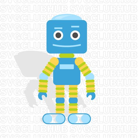 Robot Svg Robot Toy Svg Robot Clipart Robot Vector File Robot Cut
