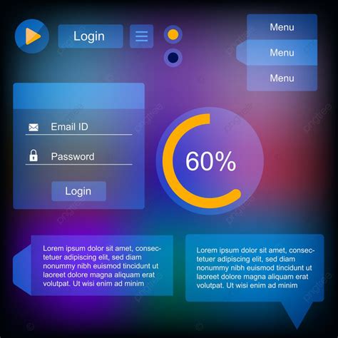 App User Interface Vector Hd Images User Interface Mobile App Kit App