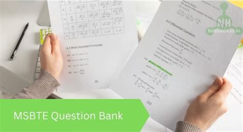 Msbte Question Bank 2025