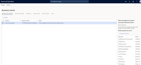 Using Business Events And Recurring Integrations Api To Extract Data Form D365 Fando E Learn