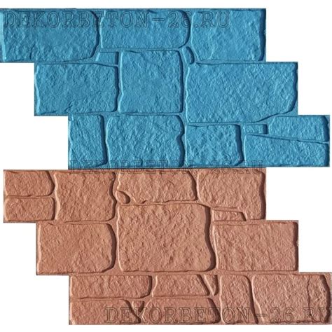 Штамп для печатного бетона Эгео камень купить в Липецке