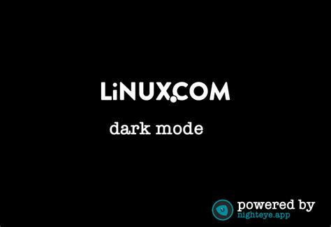 dark mode night eye